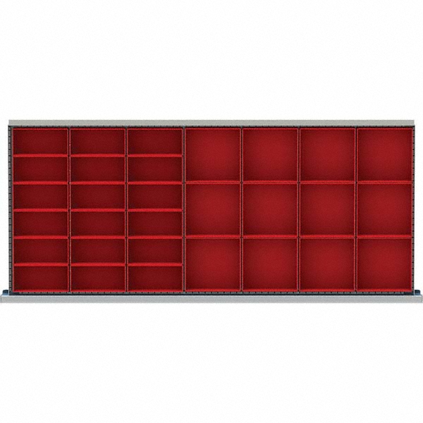 LISTA - 30-Compartment Drawer Divider Layout for 3.15" High Drawers ...