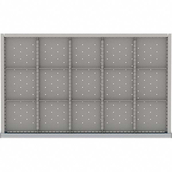 LISTA - 15-Compartment Drawer Divider Layout for 3.15" High Drawers ...