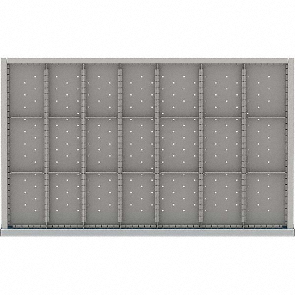 LISTA - 21-Compartment Drawer Divider Layout for 3.15" High Drawers ...
