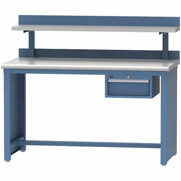 LISTA - Stationary Technical Workstation: 60" Wide, 30" Deep, 35-1/4 ...