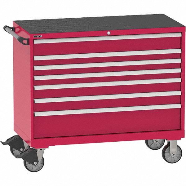 LISTA - Steel Tool Roller Cabinet: 47" Wide, 7 Drawer | MSC Direct