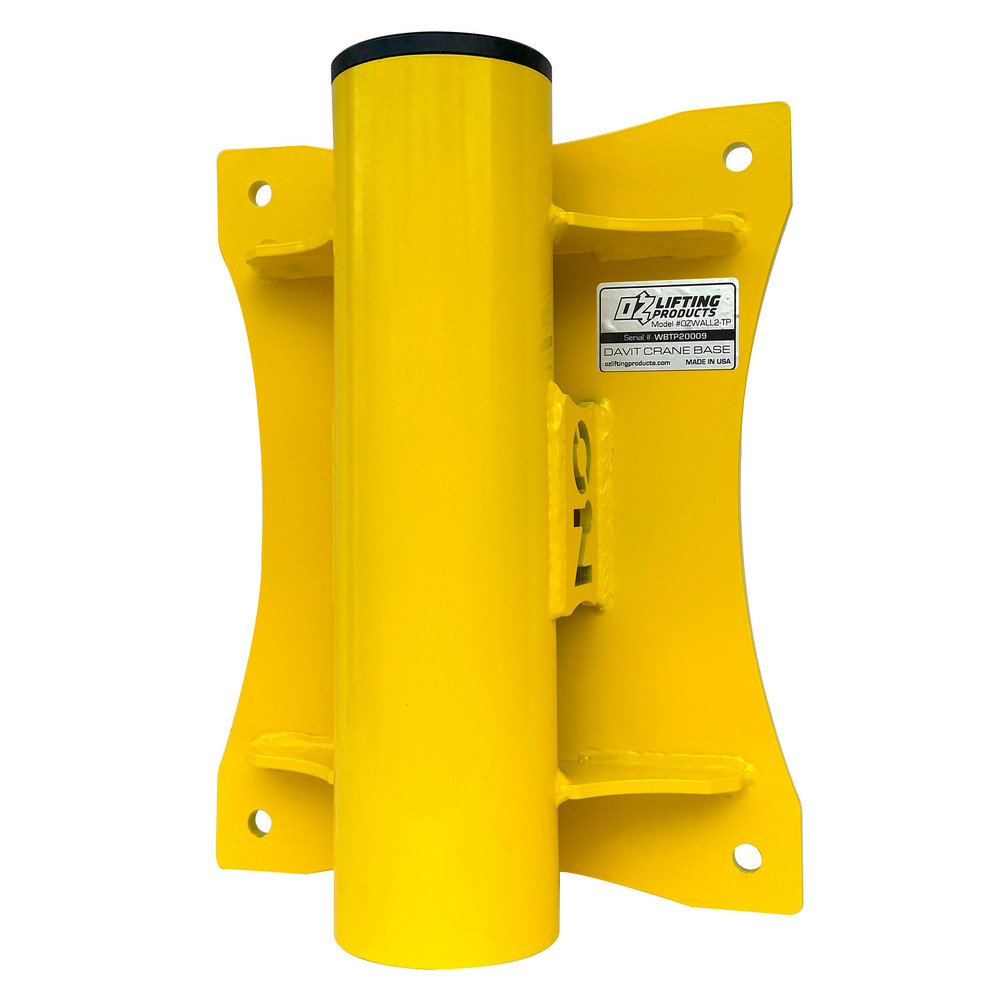 OZ Lifting Products - Davit Crane Bases: Base Type: Wall Mount Base ...