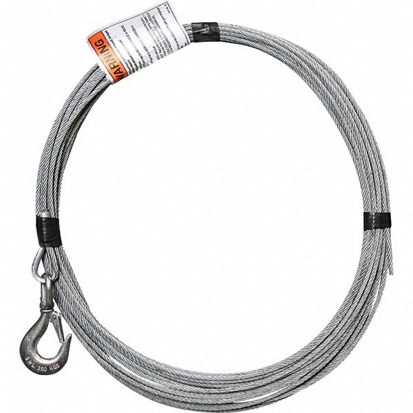 OZ Lifting Products - 3/16X80' GALV CABLE ASSB | MSC Direct