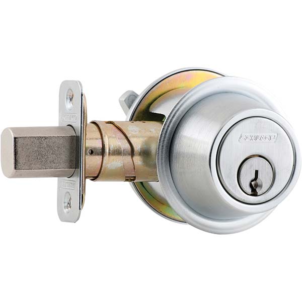 Schlage - Deadbolts: Deadbolt Type: Single Cylinder; Lock Type: Single ...