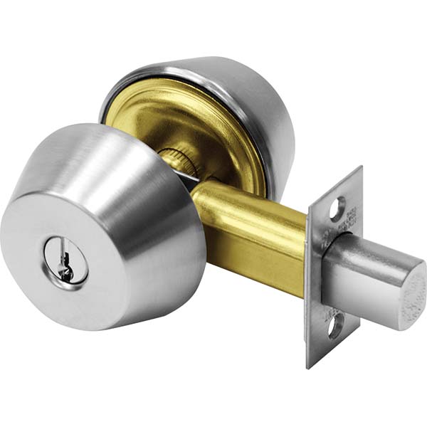 Sargent - Deadbolts: Deadlocking Latch, Double Cylinder | MSC Direct