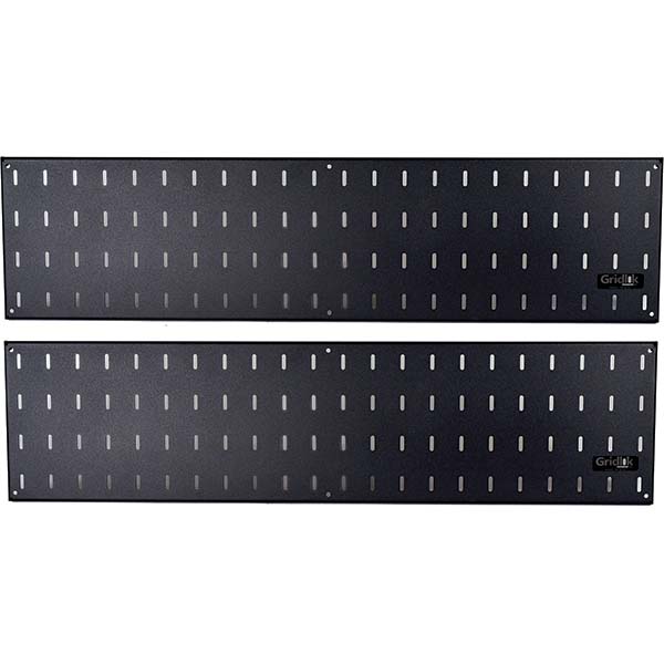 Flextur - 32X8" BLK 2/PK GRIDLOK PANEL | MSC Direct