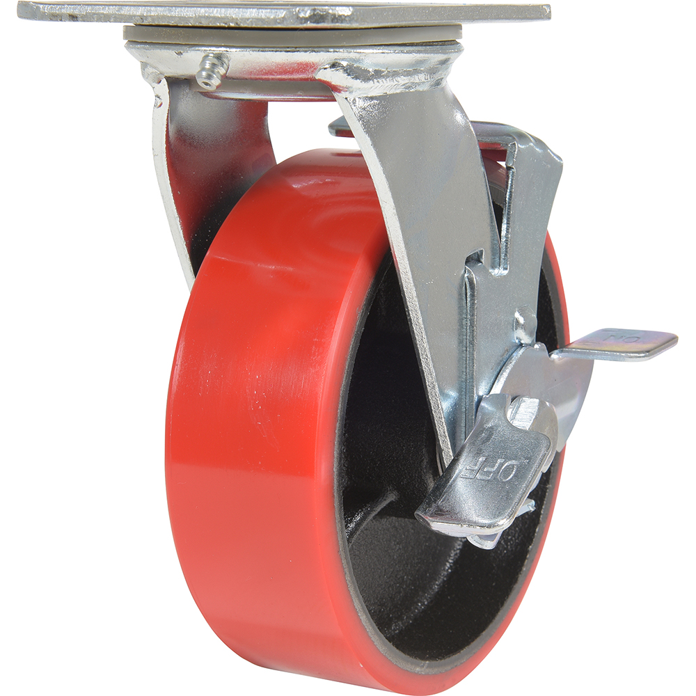 Vestil - Standard Casters; Mount: With Holes; Bearing Type: Ball; Wheel ...