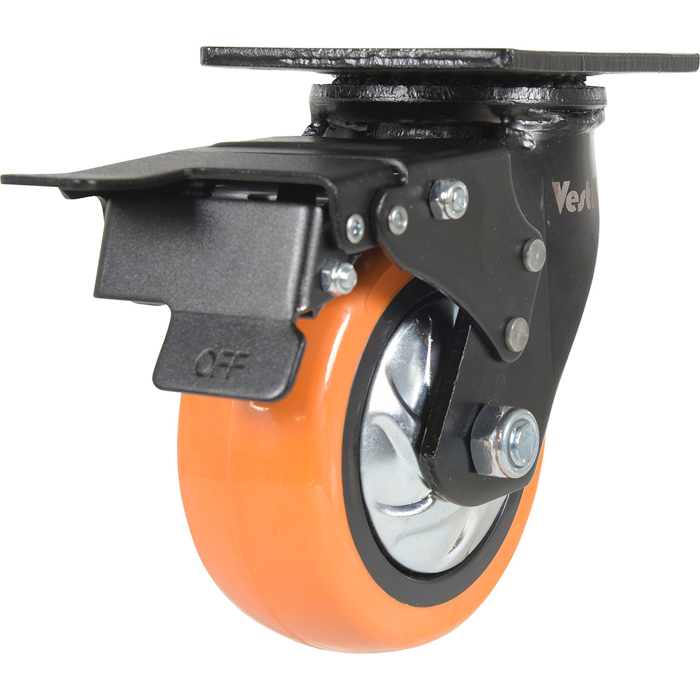 Vestil - Standard Casters; Mount: With Holes; Bearing Type: Ball; Wheel ...