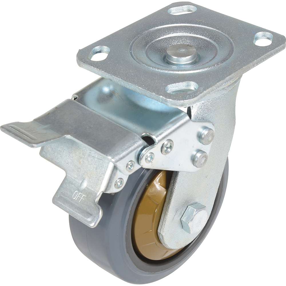 Vestil - Standard Casters; Mount: With Holes; Bearing Type: Ball; Wheel ...