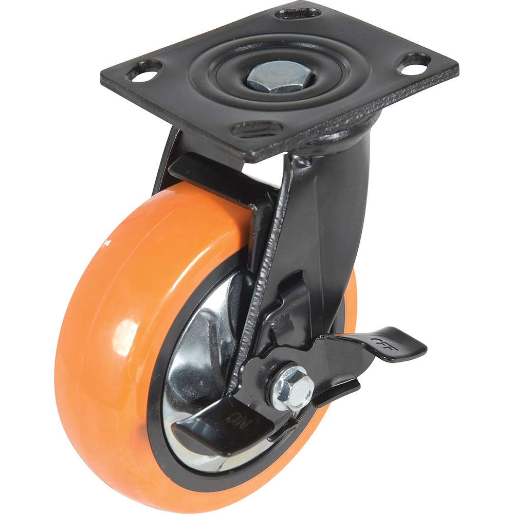 Vestil - Standard Casters; Mount: With Holes; Bearing Type: Ball; Wheel ...