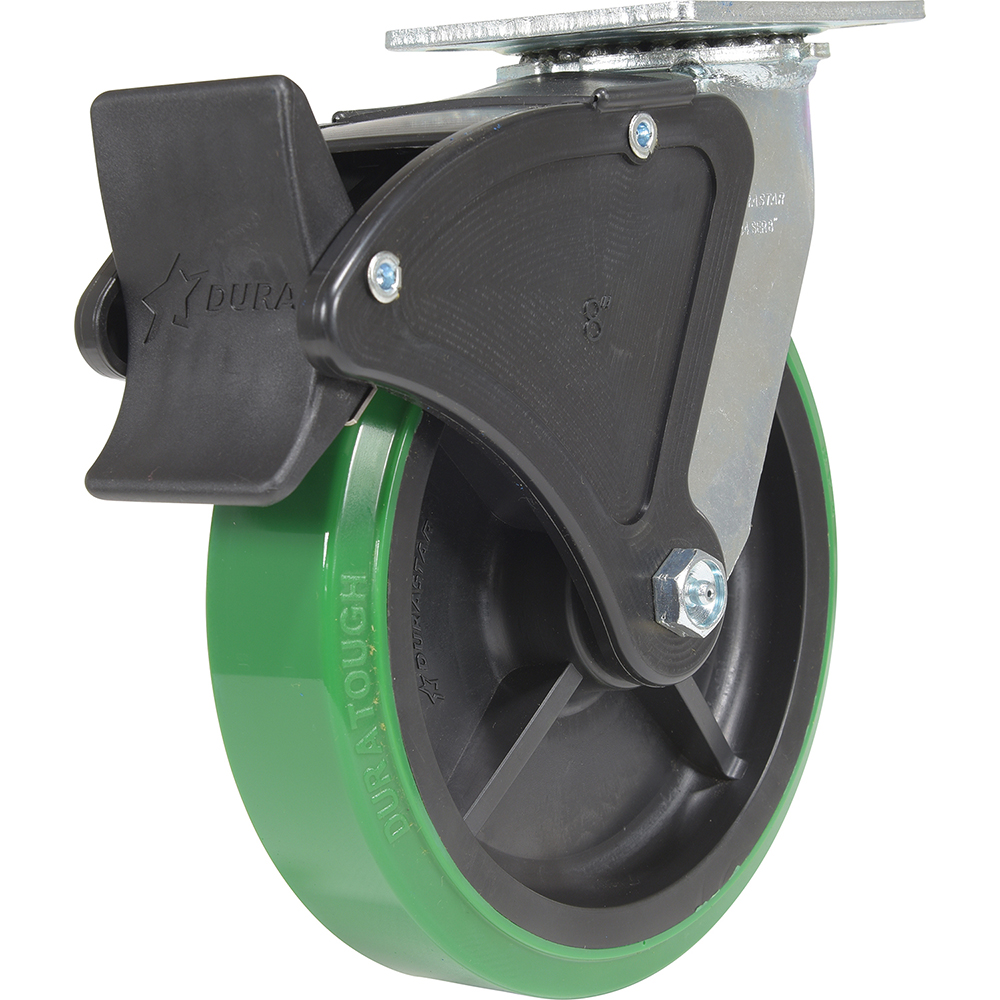 Vestil - Standard Casters; Mount: With Holes; Bearing Type: Ball; Wheel ...