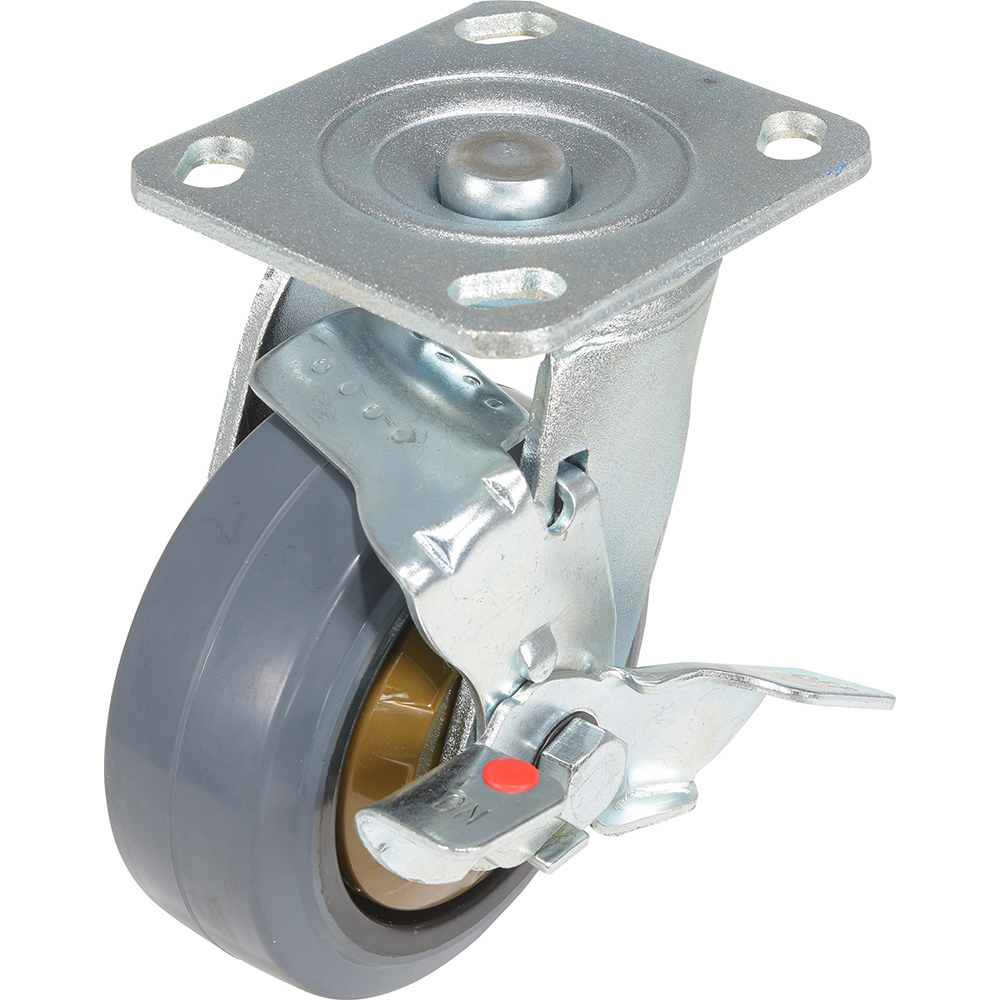 Vestil - Standard Casters; Mount: With Holes; Bearing Type: Ball; Wheel ...