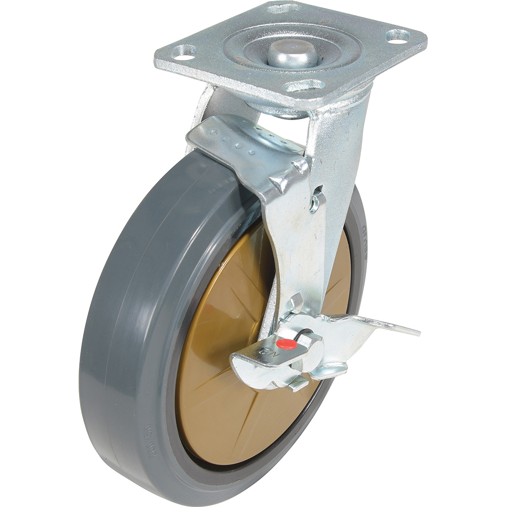 Vestil - Standard Casters; Mount: With Holes; Bearing Type: Ball; Wheel ...