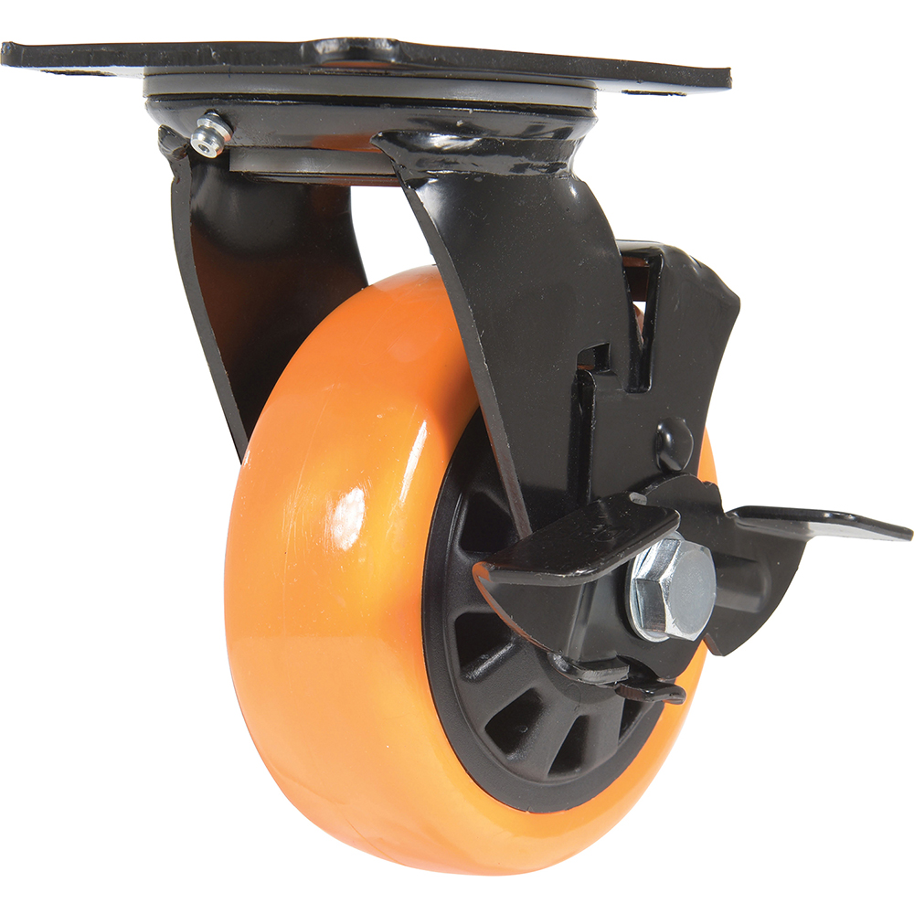 Vestil - Standard Casters; Mount: With Holes; Bearing Type: Ball; Wheel ...