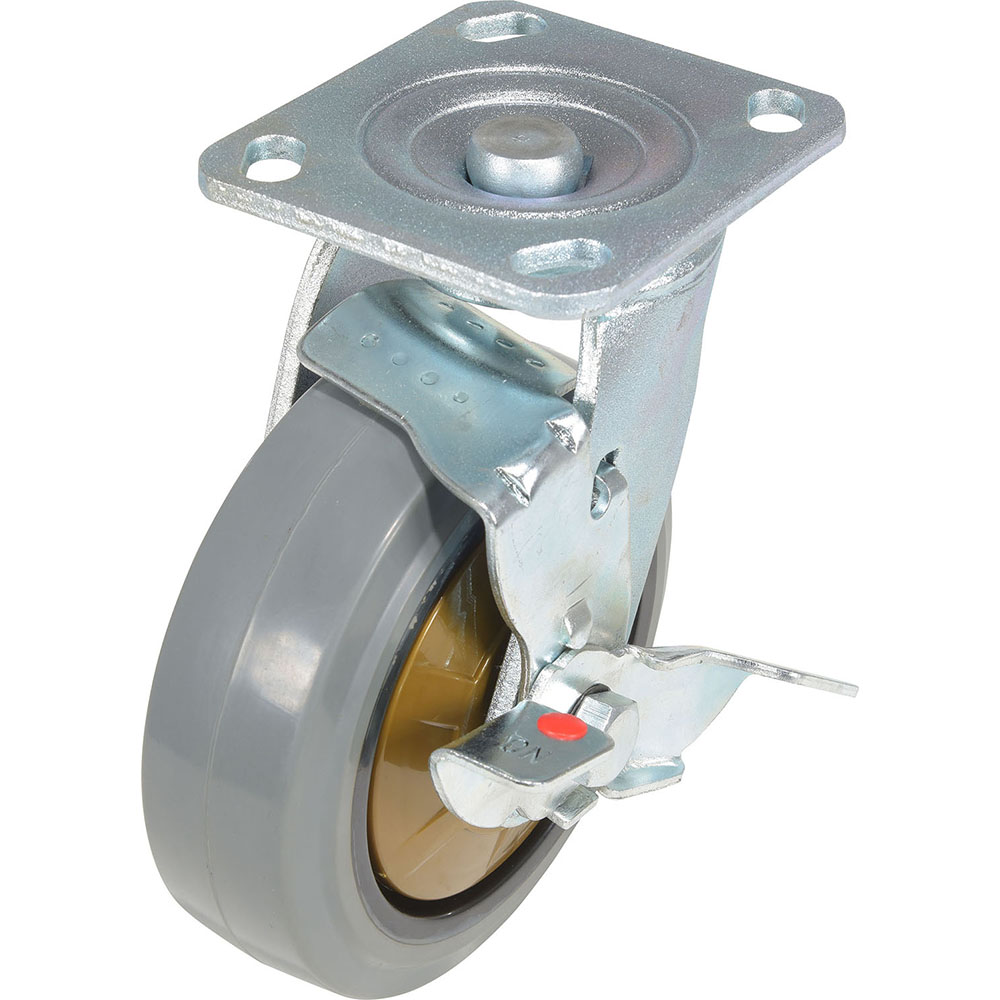 Vestil - Standard Casters; Mount: With Holes; Bearing Type: Ball; Wheel ...