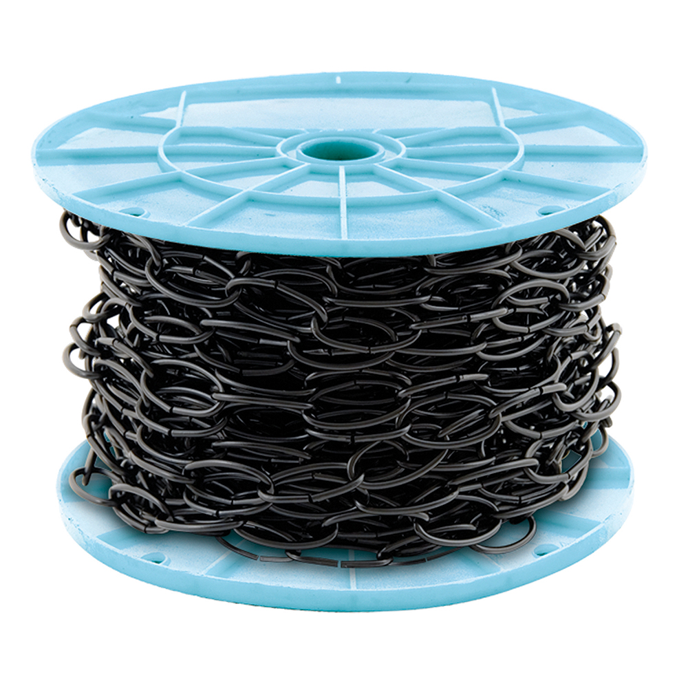 Mibro - 100' 35LB BLK OPEN OVAL DECO CHAIN | MSC Direct