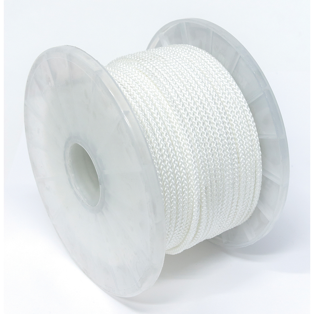 Mibro - 11/64"X200' WHT NYLON DIAM BRAID ROPE | MSC Direct