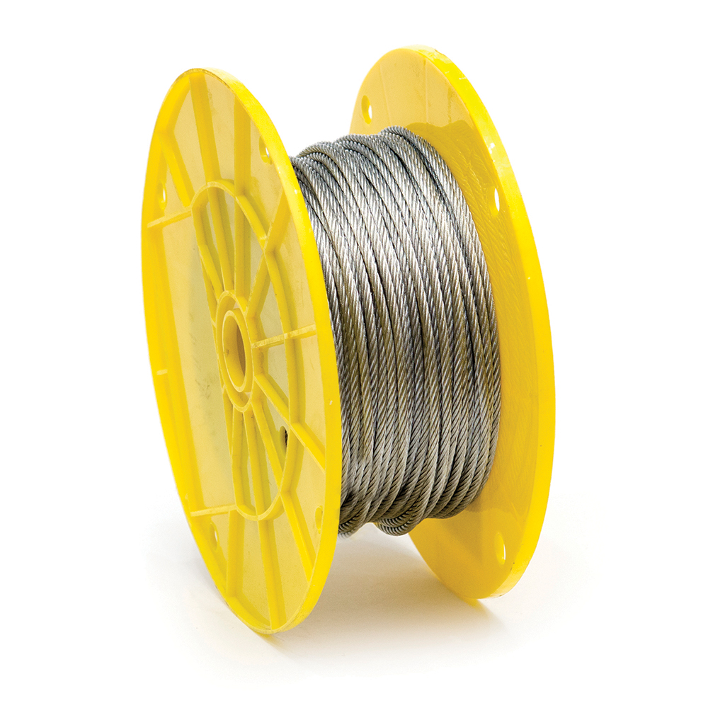 Mibro - Wire Rope & Cable: Breaking Strength (Lb.): 850; Bare Diameter ...