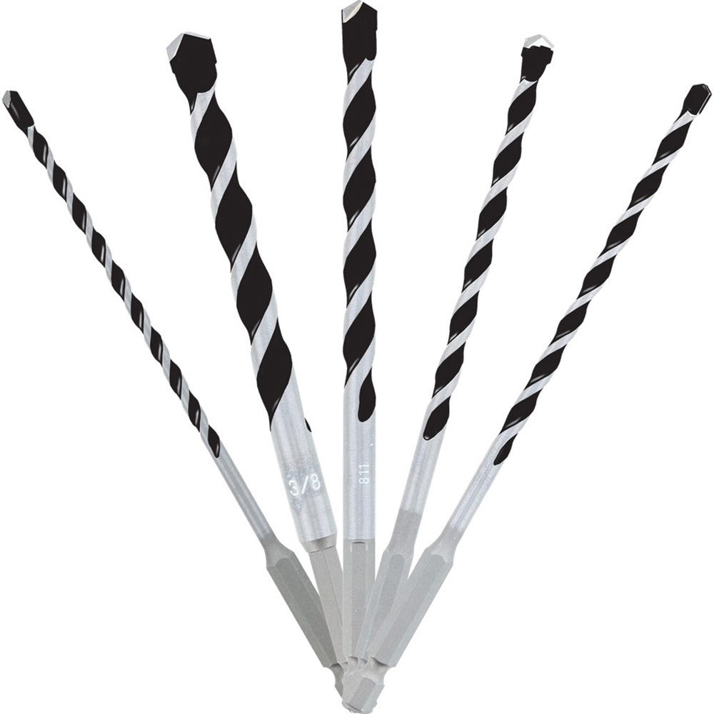 DIABLO - Drill Bit Set: Hammer Drill Bits, 5 Pc, 118 °, Solid Carbide ...