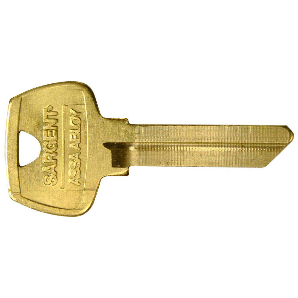 Sargent - LN KYWY EMBOSSED 50/PK BRS 6-PIN KEY BLANK | MSC Direct