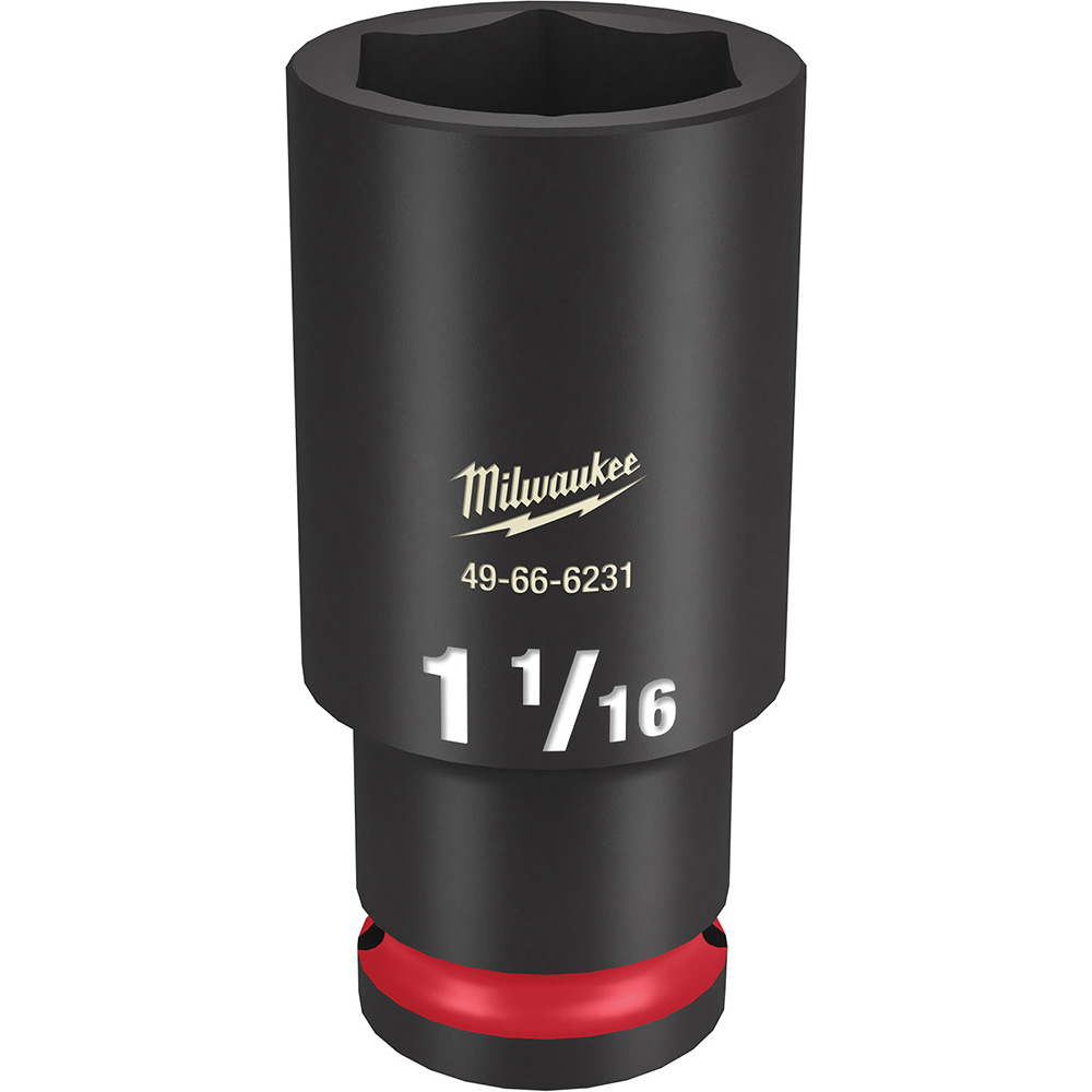 Milwaukee Tool Impact Socket 1 2 Drive 1 1 16 Socket Hex Drive