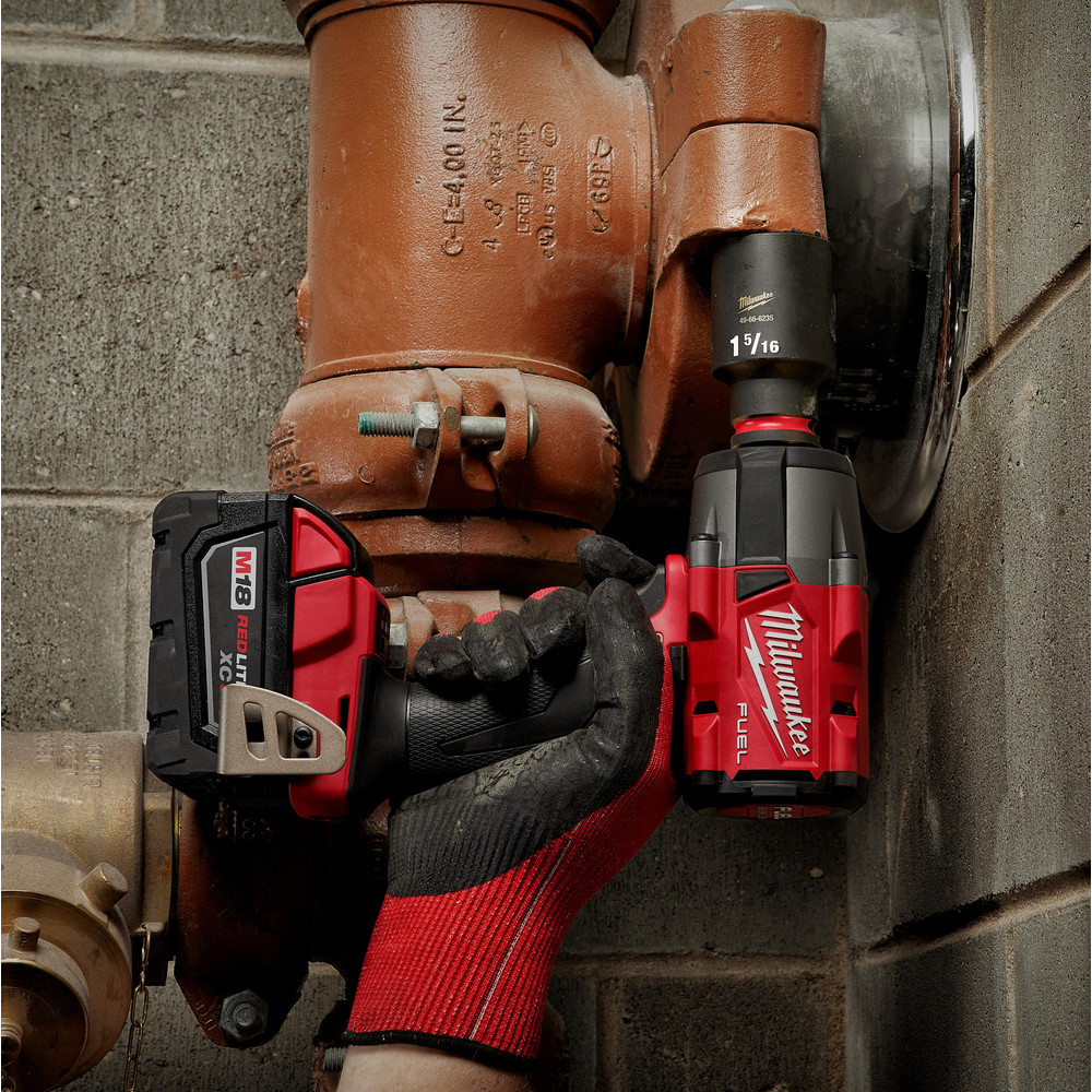 Milwaukee Tool - Socket Set: Deep, 19 Pc, 1/2" Drive, 3/8 to 1-1/2 ...