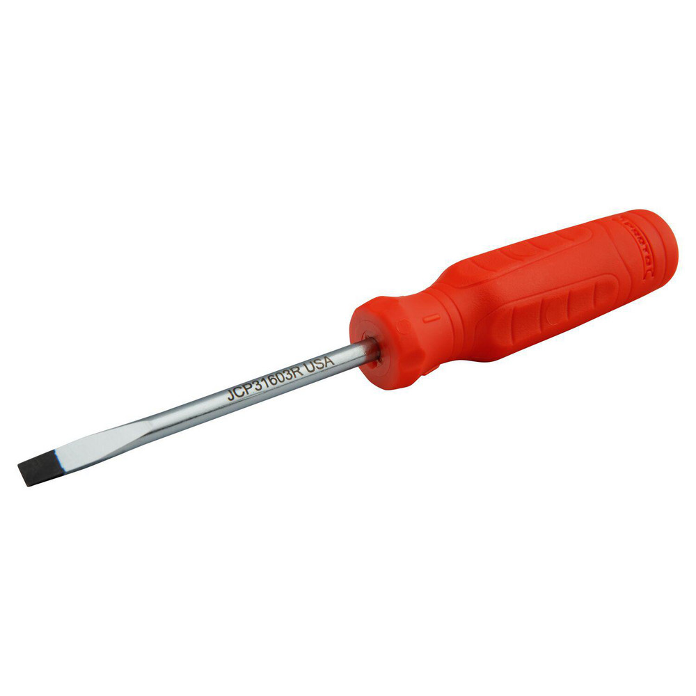 Proto - Slotted Screwdriver: 0.188" Width, 6-1/4" OAL | MSC Direct