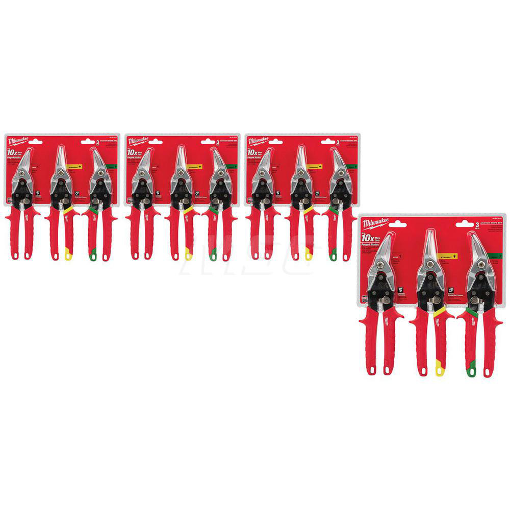 Milwaukee Tool - 12PC 10" 22 AWG AVIATION SNIP SET | MSC Direct