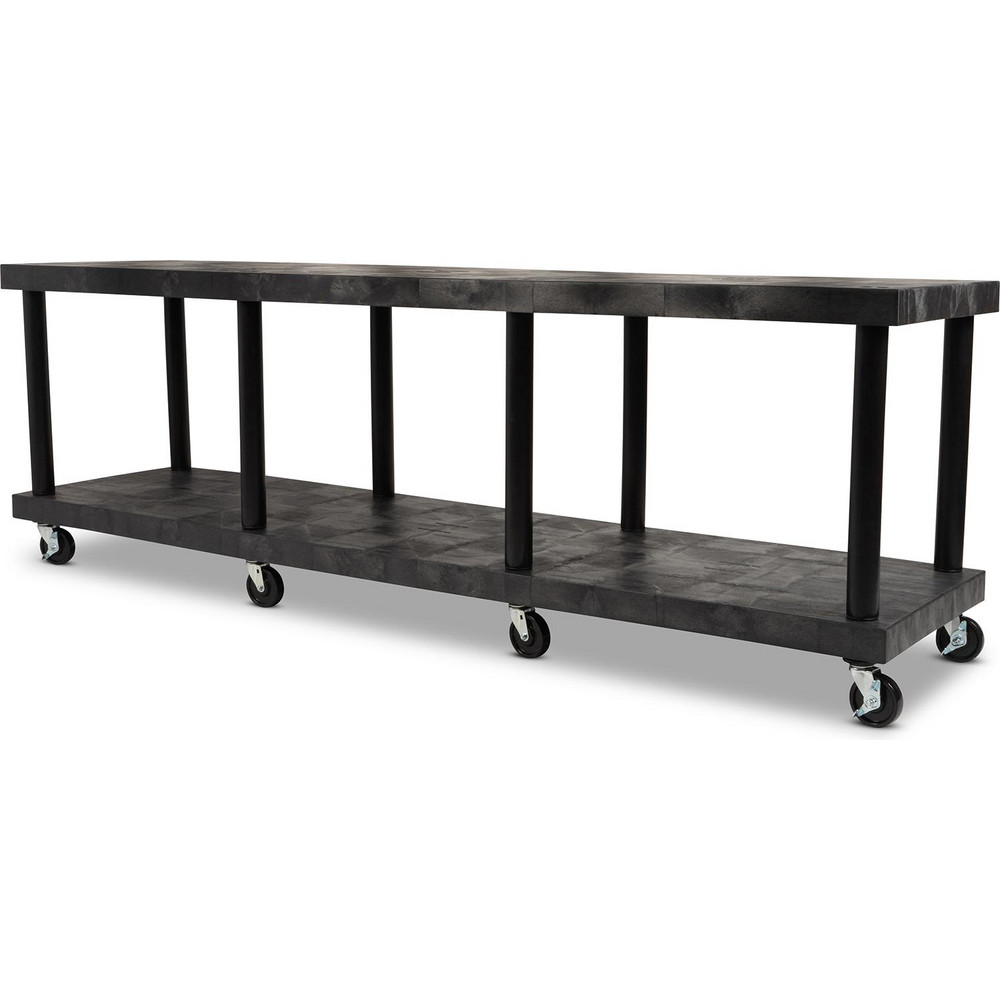 SPC Industrial - Modular Utility Cart: 32" Long, 24" Wide, HDPE, 1200. ...