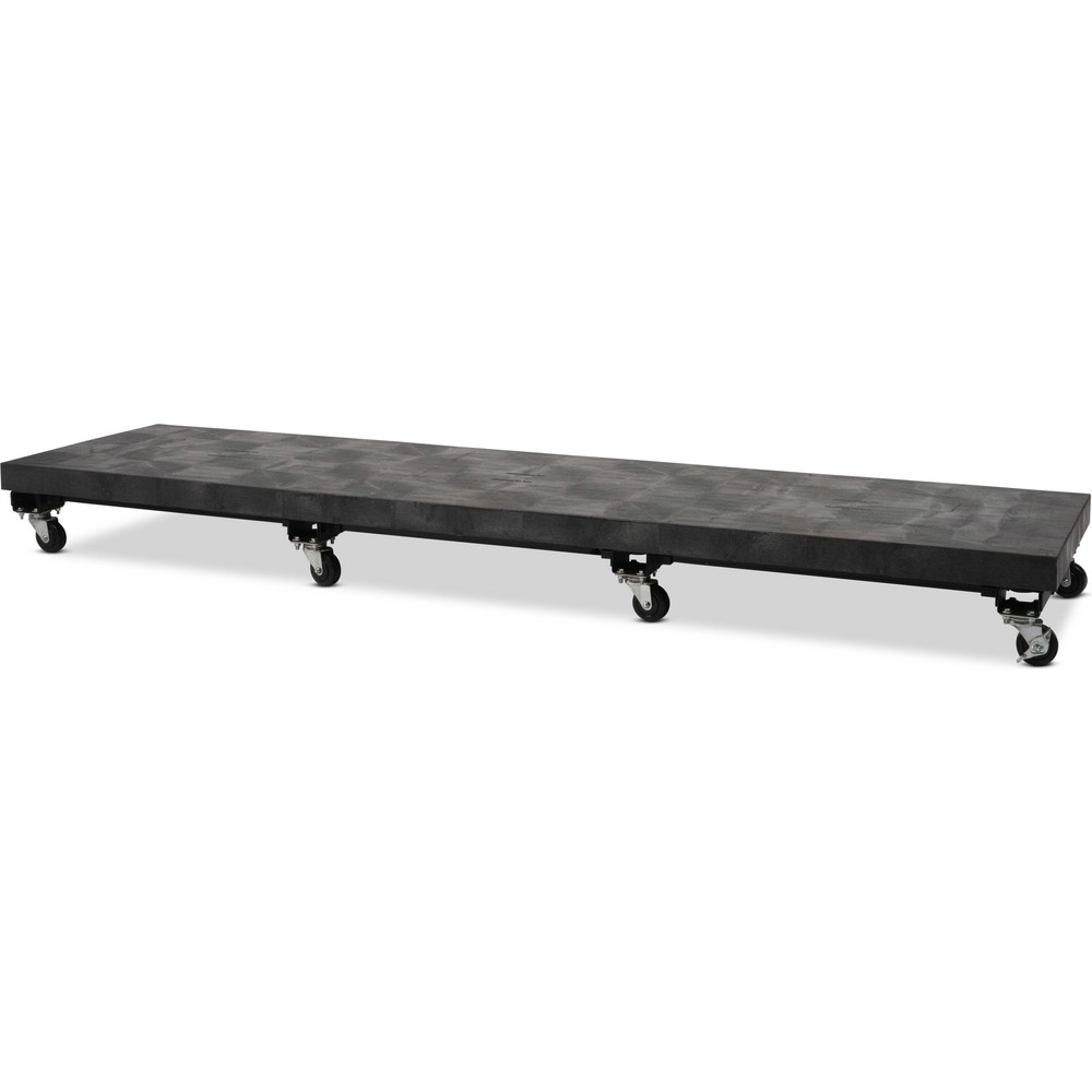 SPC Industrial - Dunnage Rack Utility Cart: 96" Long, 24" Wide, HDPE ...