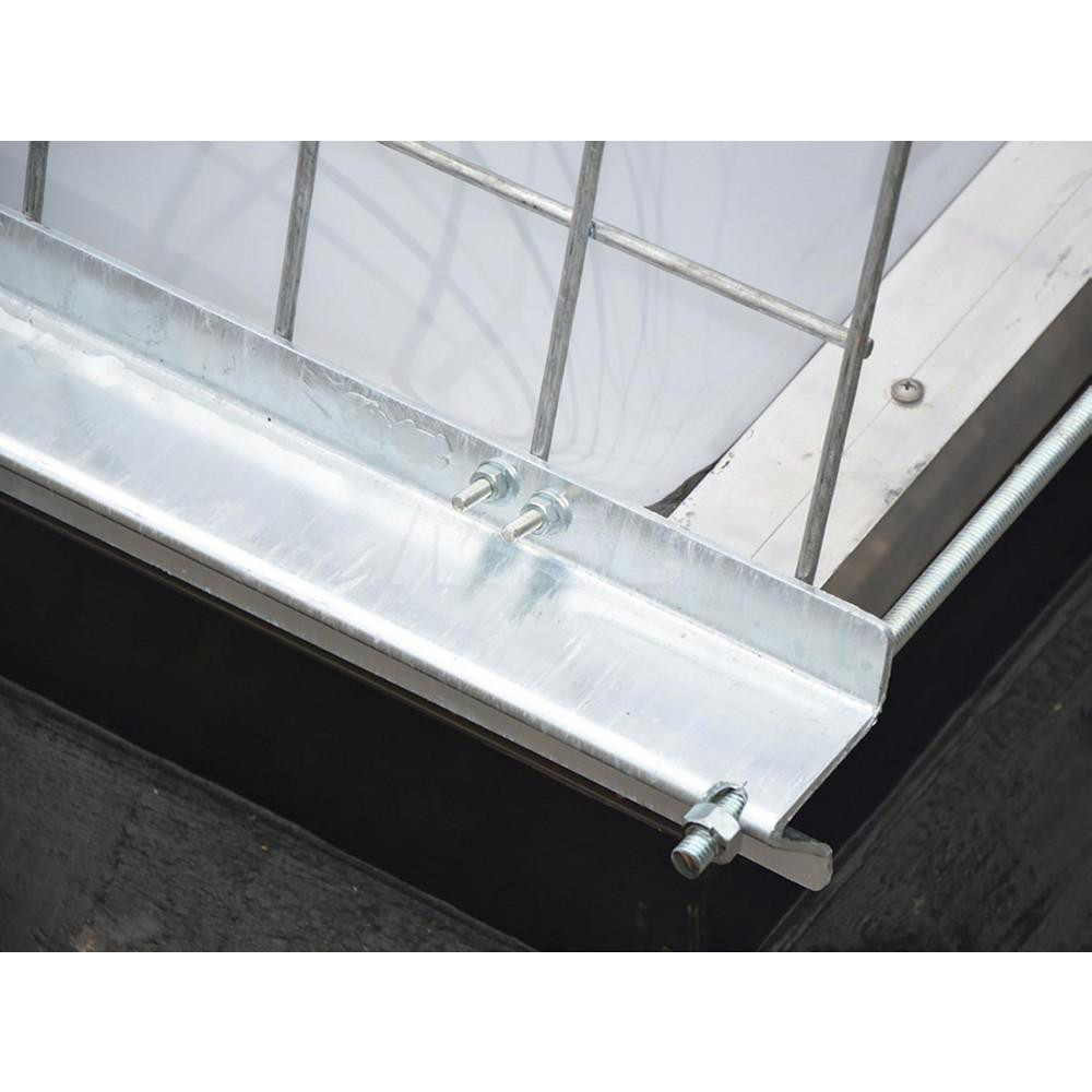 Garlock Safety Systems - Skylight Guards: Half-Round, Galvanized steel ...