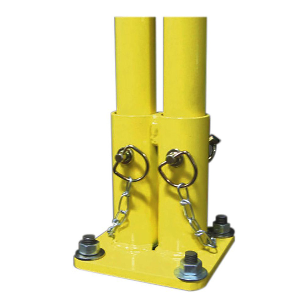 Garlock Safety Systems - Traffic Guard Rail Mount Post: 5.75" High ...