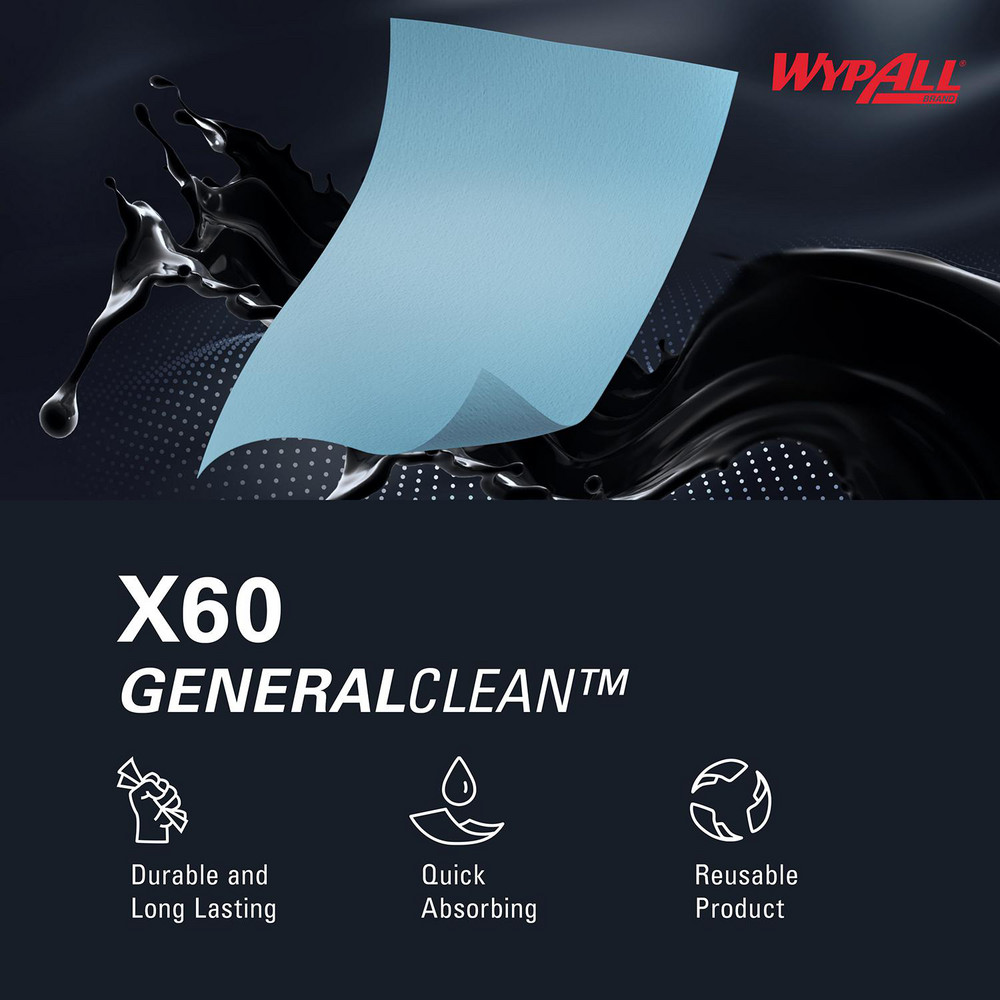 WypAll - GeneralClean™ x60 Multi-Task Cleaning Cloths (34965), Jumbo ...