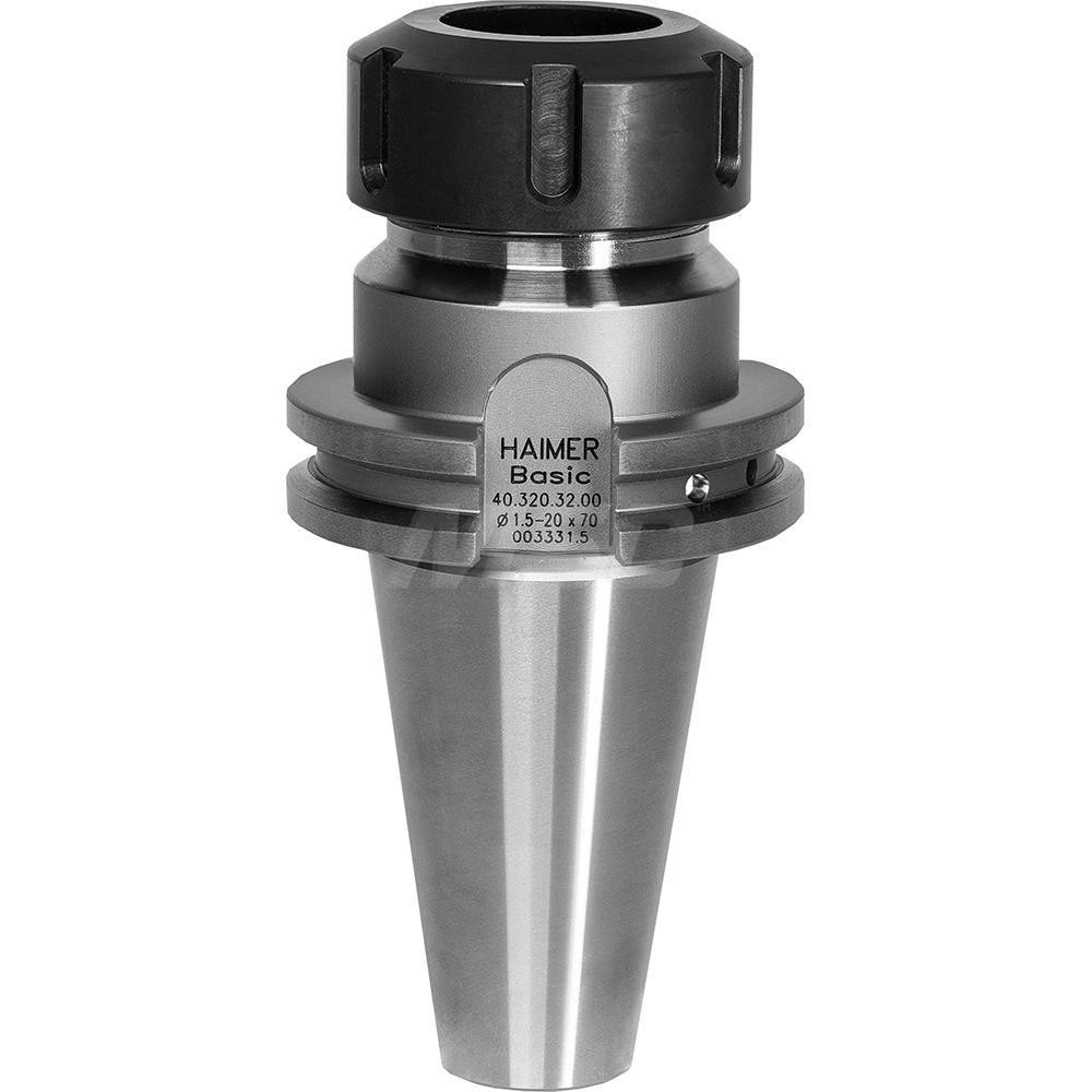 HAIMER - Collet Chuck: ER32 Collet, 50.00 mm Shank Dia, Taper Shank ...