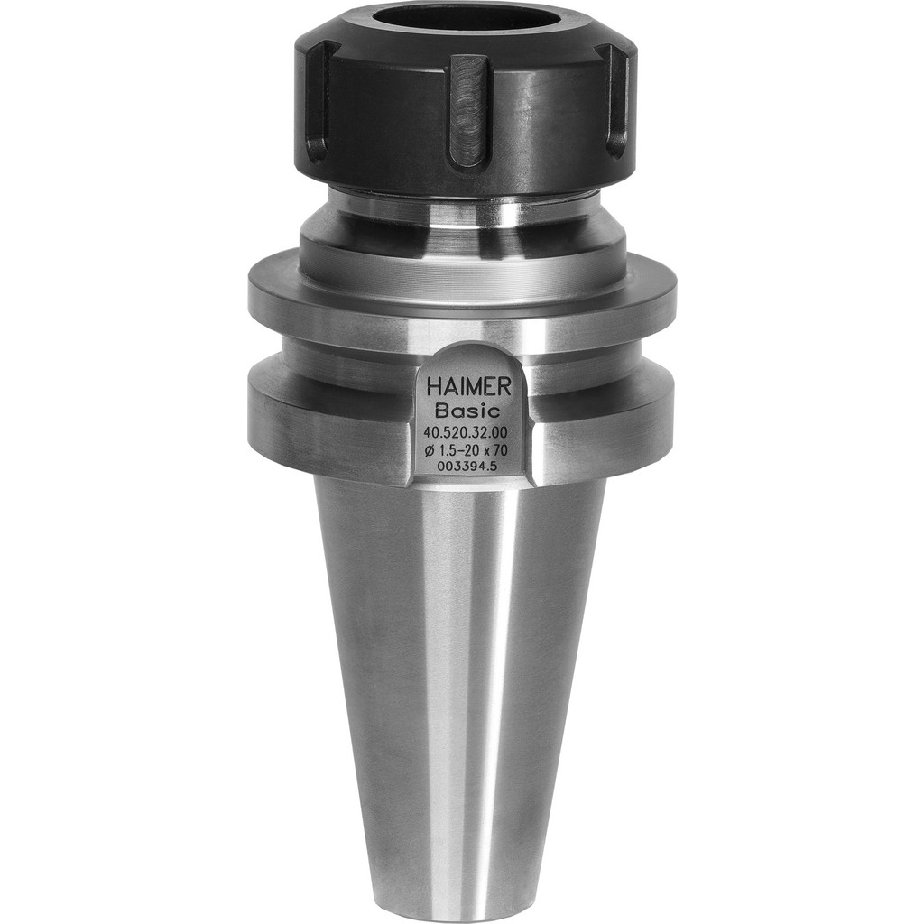 HAIMER - Collet Chuck: ER25 Collet, 42.00 mm Shank Dia, Taper Shank ...