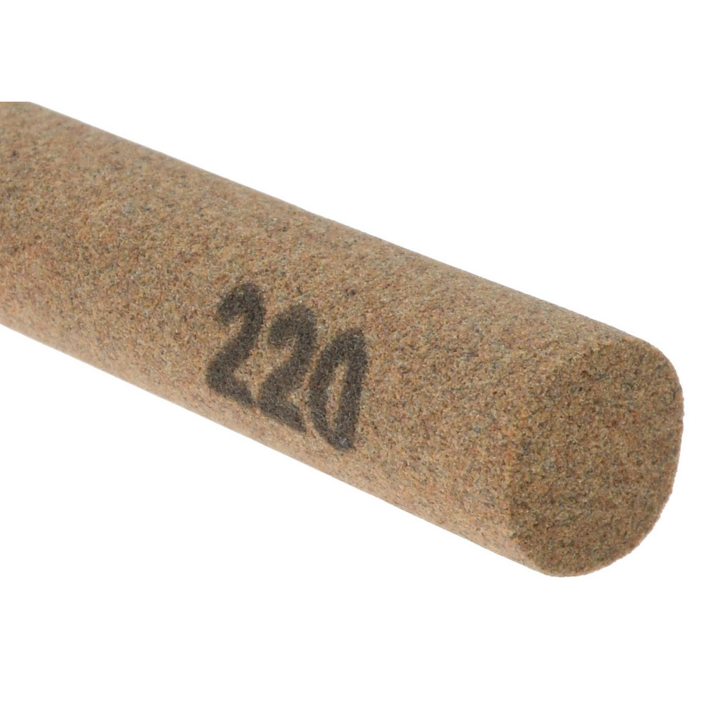 Value Collection - Round Polishing Stone: Aluminum Oxide, 3/8" Wide, 6 ...