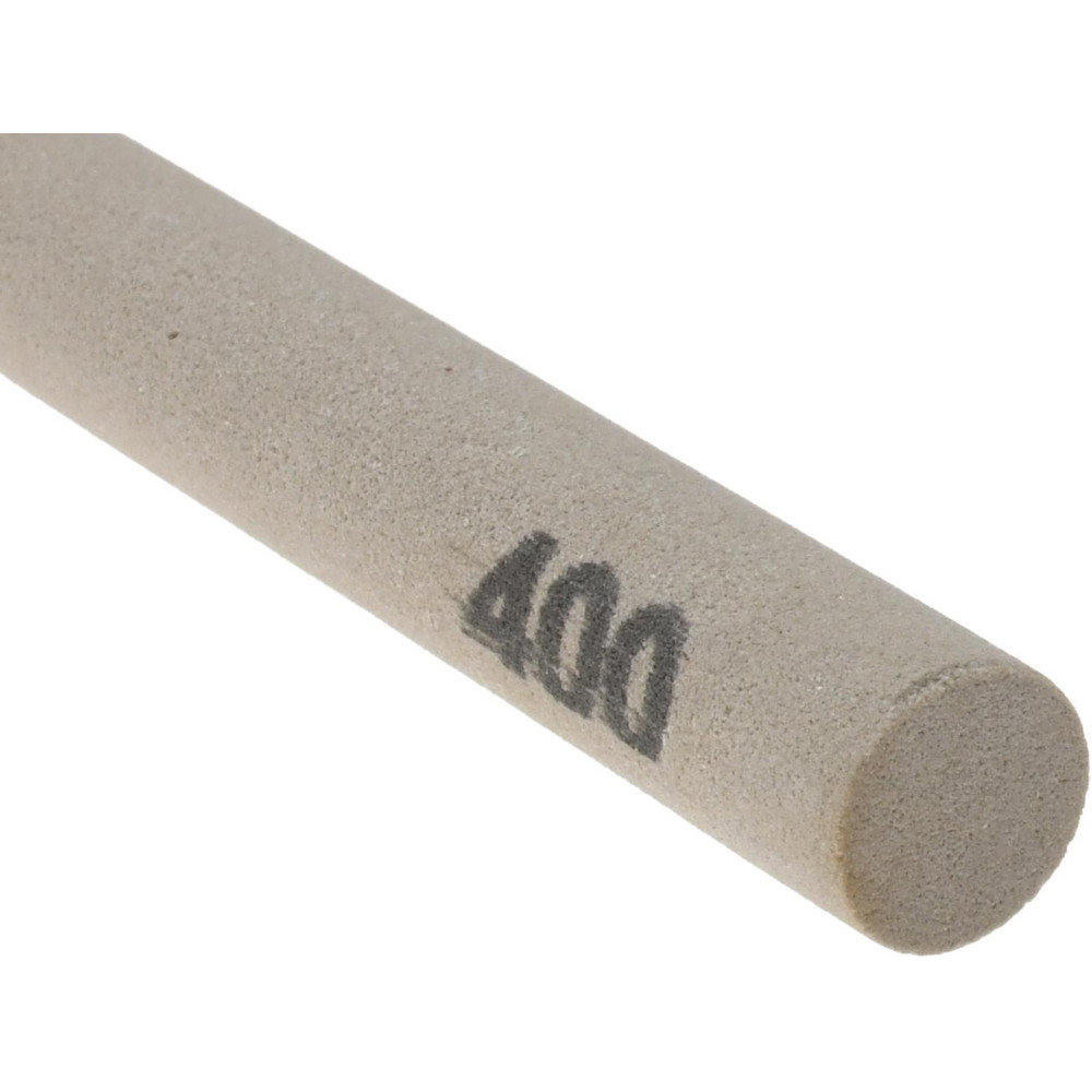 Value Collection - Round Polishing Stone: Aluminum Oxide, 1/4" Wide, 6 ...