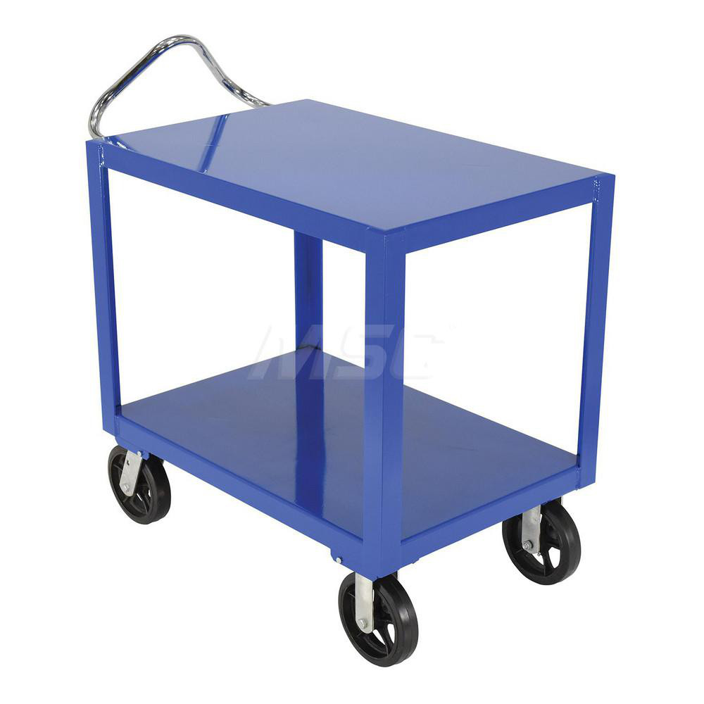 Vestil - Utility Cart: Steel, Yellow - 17264961 - MSC Industrial Supply