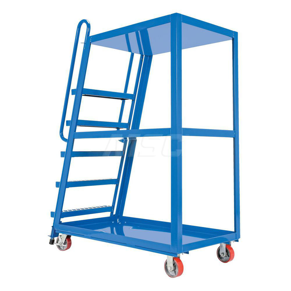 Vestil - Stock Utility Cart: 56-1/8" Long, 27-7/8" Wide, Steel, 1000. ...