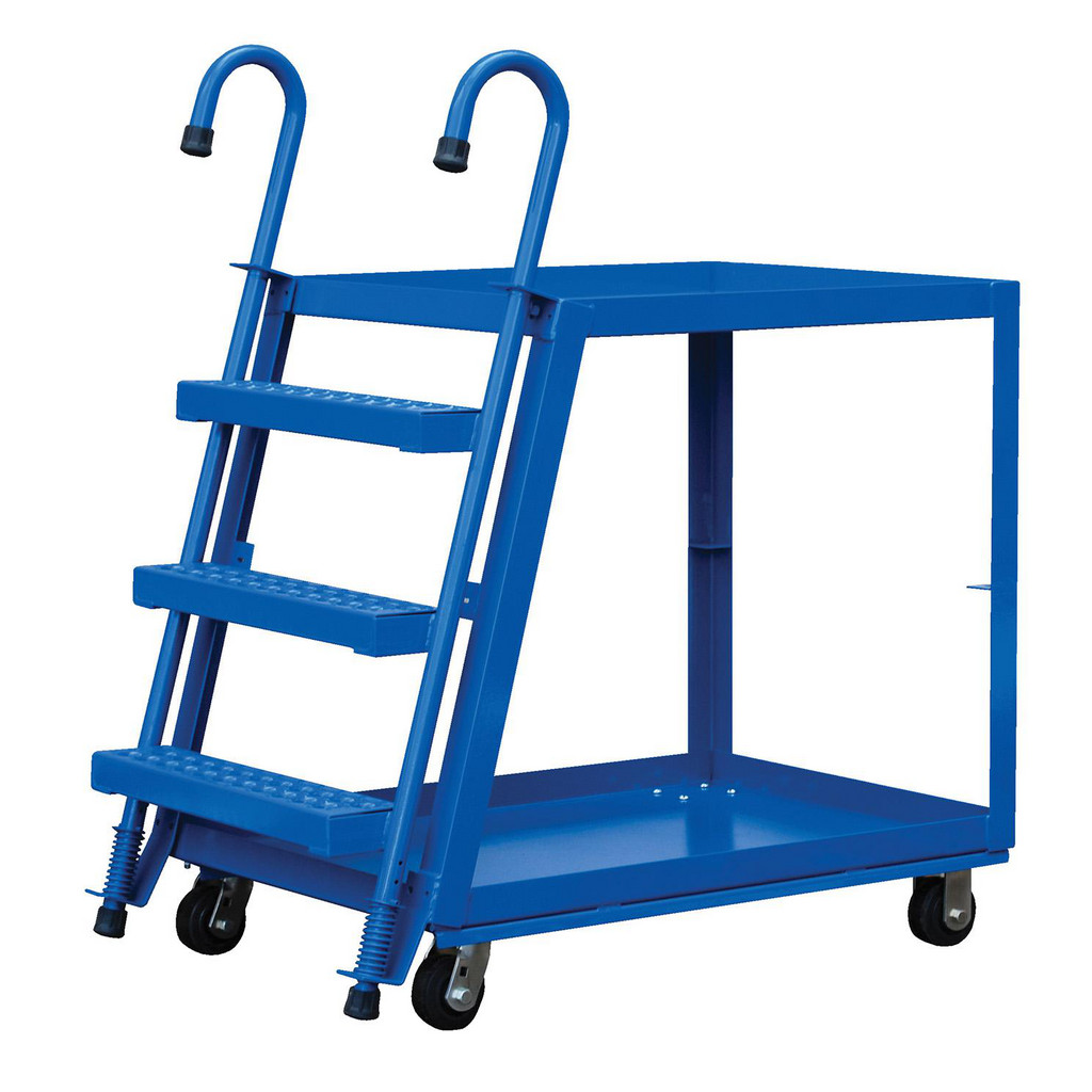 Vestil - Stock Utility Cart: 51-3/4" Long, 27-7/8" Wide, Steel, 1000. ...