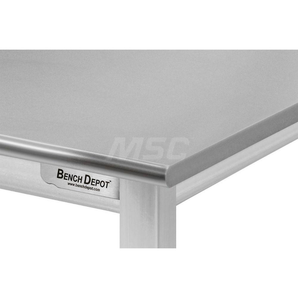 BenchPro - Work Bench: 32" Wide, 24" Deep, 32" High, Brushed, Stainless ...