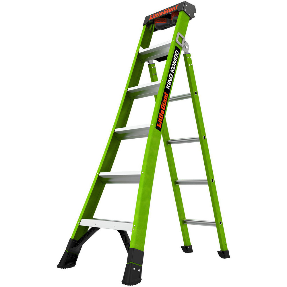 Little Giant Ladder - 5 Step Fiberglass Foldable Step Ladder: Type IAA ...
