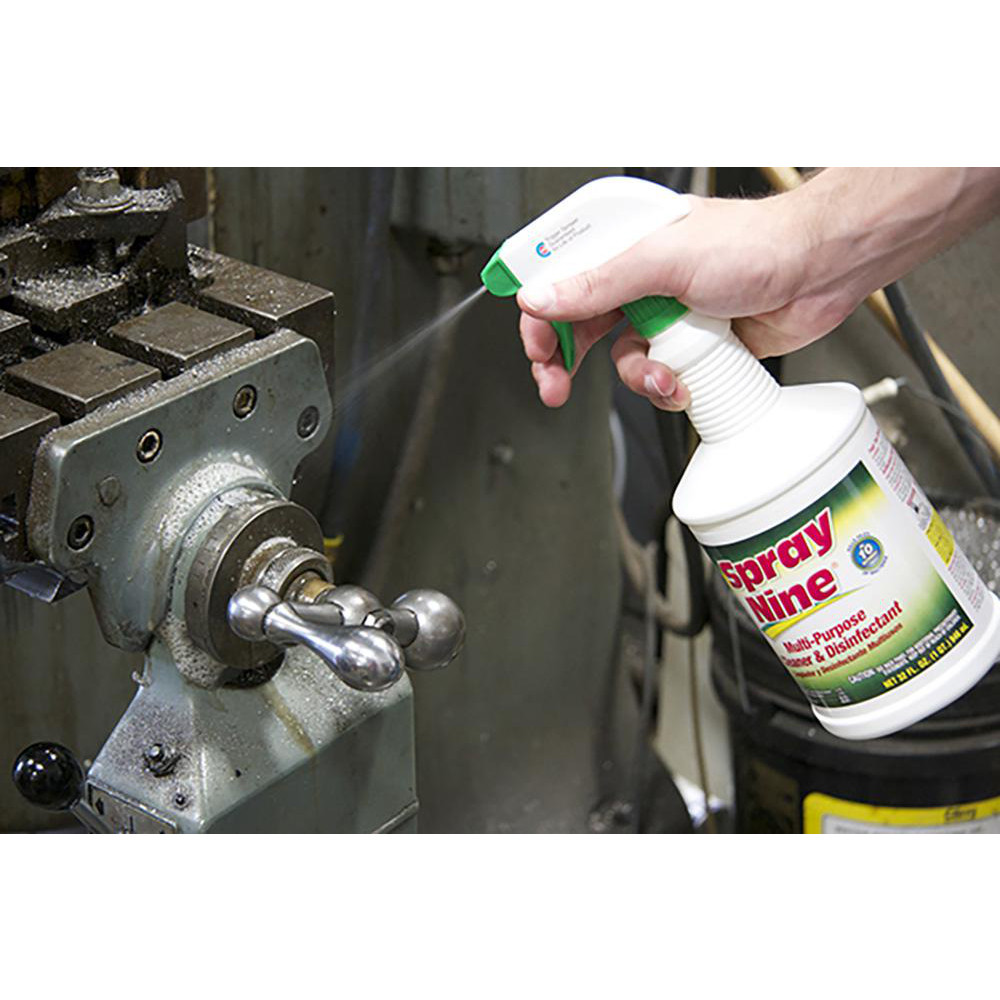 Spray Nine - All-Purpose Cleaner: 32 oz, Bottle, Disinfectant | MSC Direct