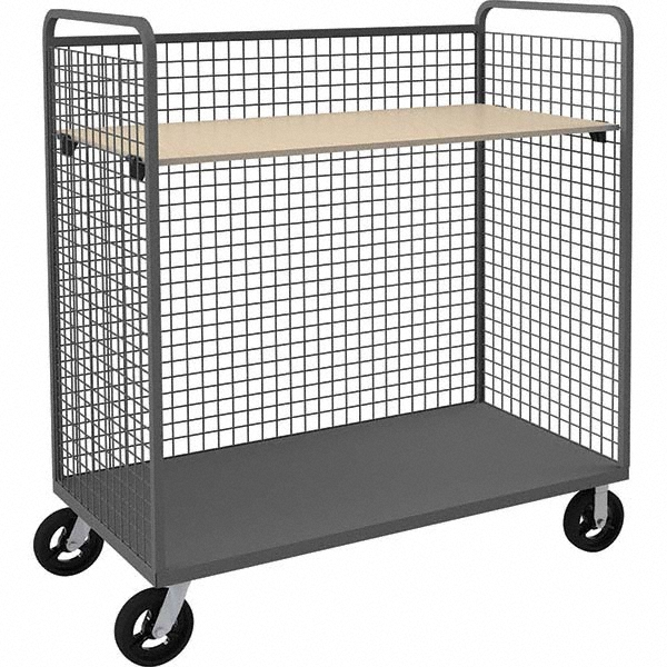 Durham - Drive Utility Cart: 48" Long, 30" Wide, Steel, 1600 lb ...