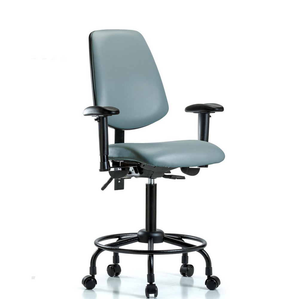 Blue Ridge Ergonomics - Ergonomic Multifunction Task Chair: Vinyl, 33 ...
