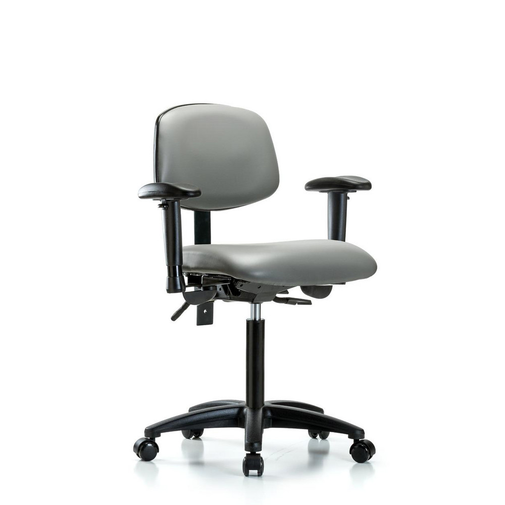 Blue Ridge Ergonomics - Ergonomic Multifunction Task Chair: Vinyl, 28-1 ...