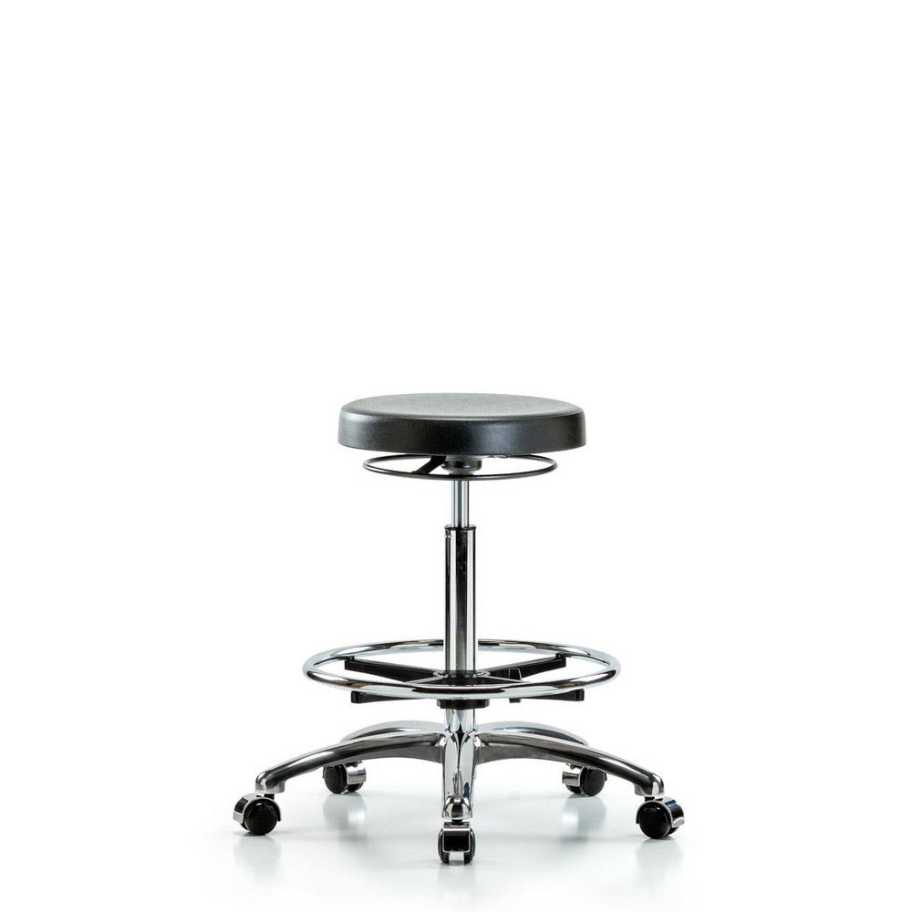 Blue Ridge Ergonomics - Lab Stool: Polyurethane, 25" Seat Width, 25 ...
