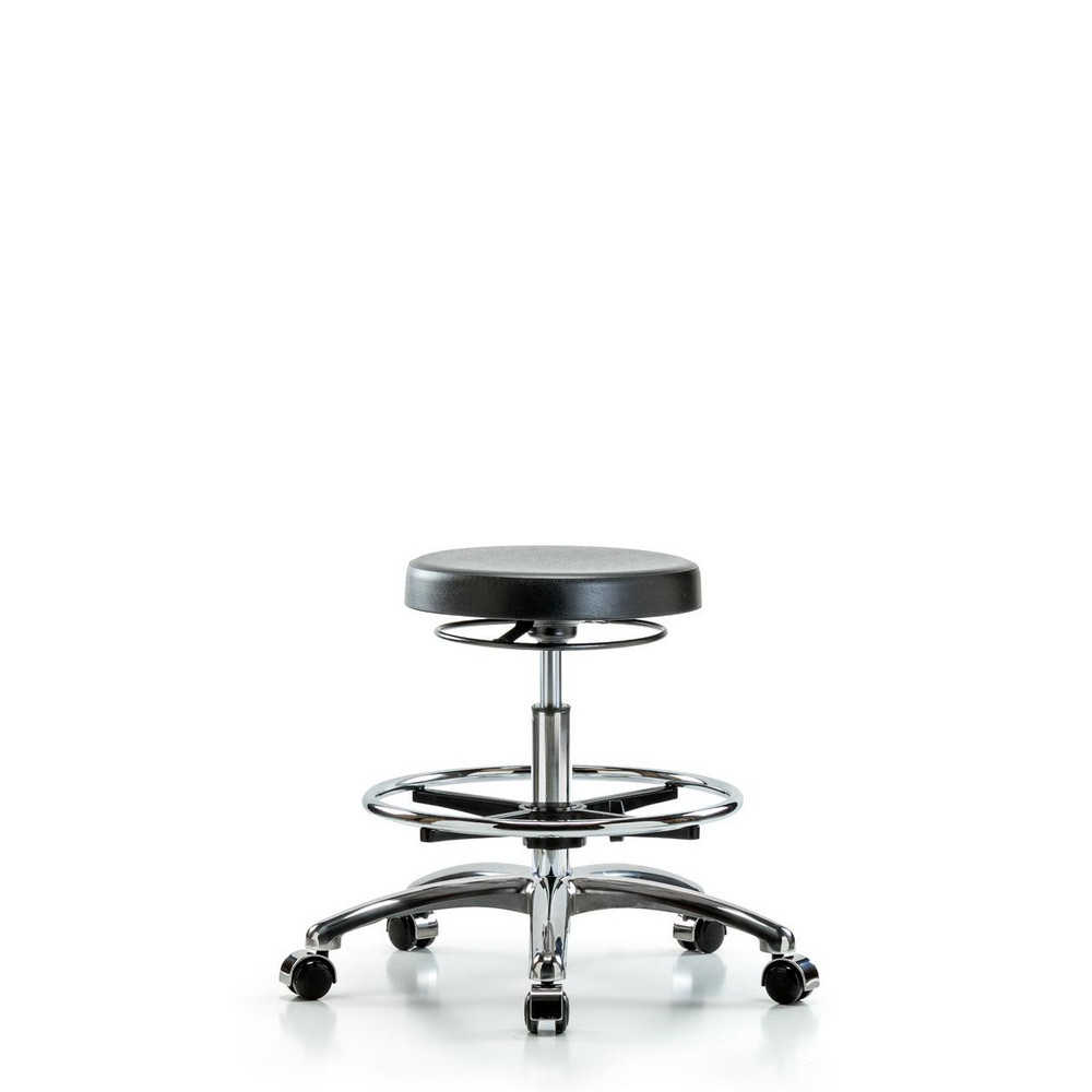 Blue Ridge Ergonomics - Lab Stool: Polyurethane, 25" Seat Width, 25 ...