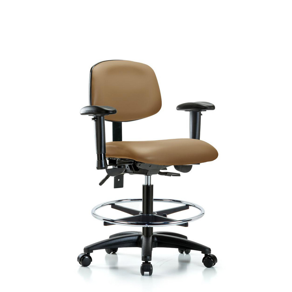 Blue Ridge Ergonomics - Ergonomic Multifunction Task Chair: Vinyl, 28-1 ...