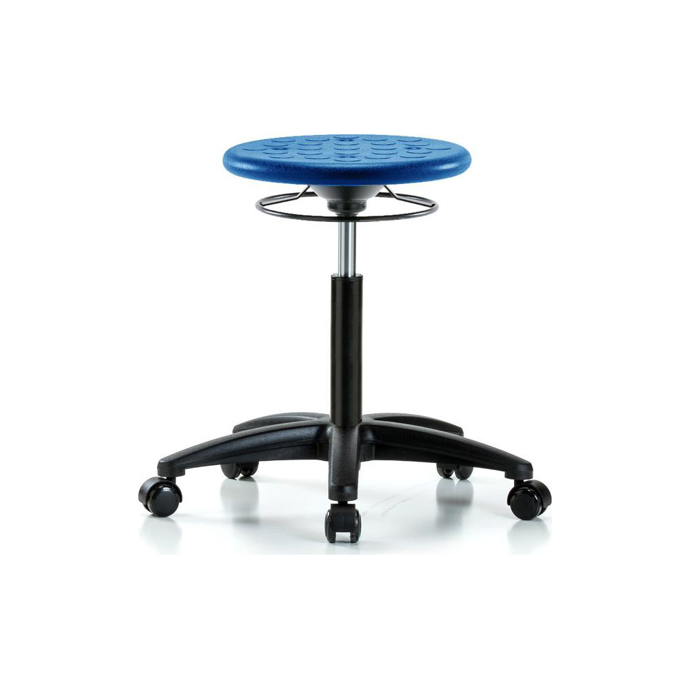 Blue Ridge Ergonomics - Lab Stool: Polyurethane, 24" Seat Width, 24 ...